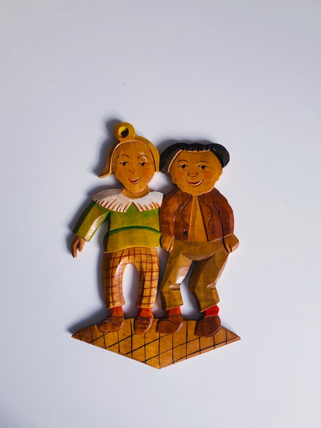 Max and Moritz I Mural Arts and Crafts Wood Carving Handcraft I Vintage ...