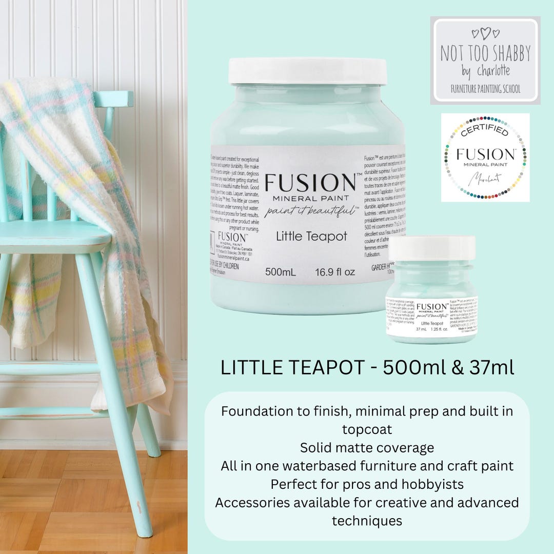 Fusion Mineral Paint Little Teapot - All in One, Waterbased Furniture ...