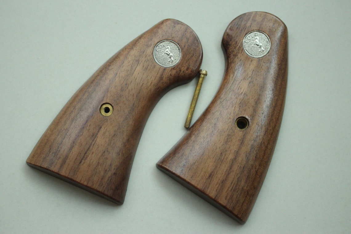 Walnut Wood Grips for COLT 1917 US ARMY New Service and M1909 | Etsy