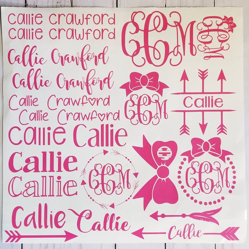 Decal Price List - Etsy