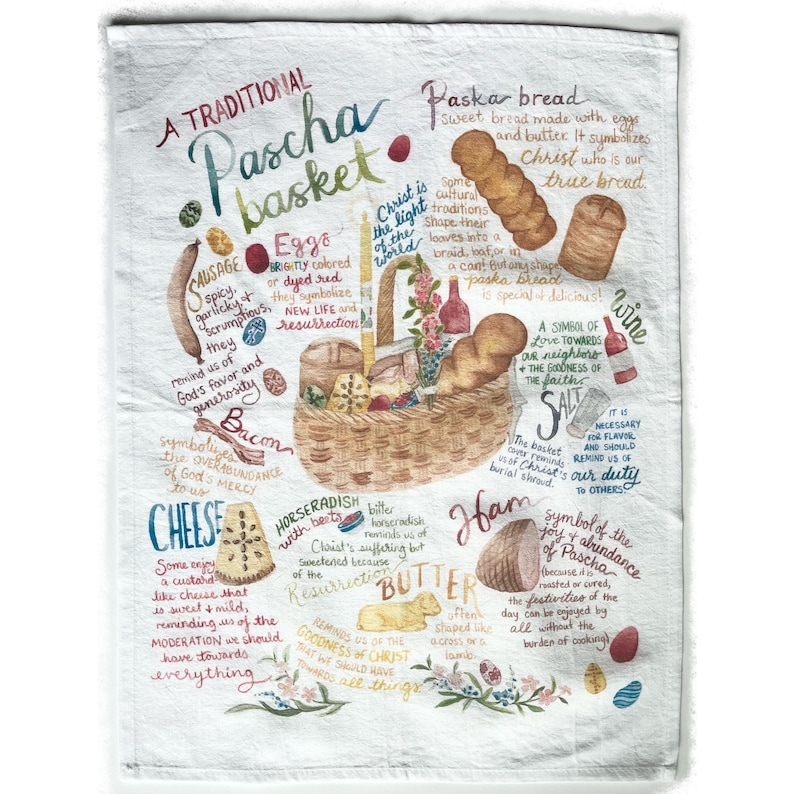 Traditional Paschal Feast Pascha Basket Cover - Etsy