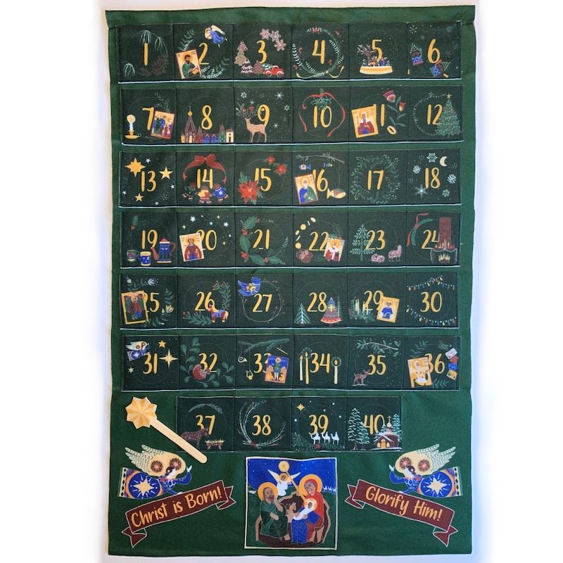 Christian Advent Calendar - Etsy