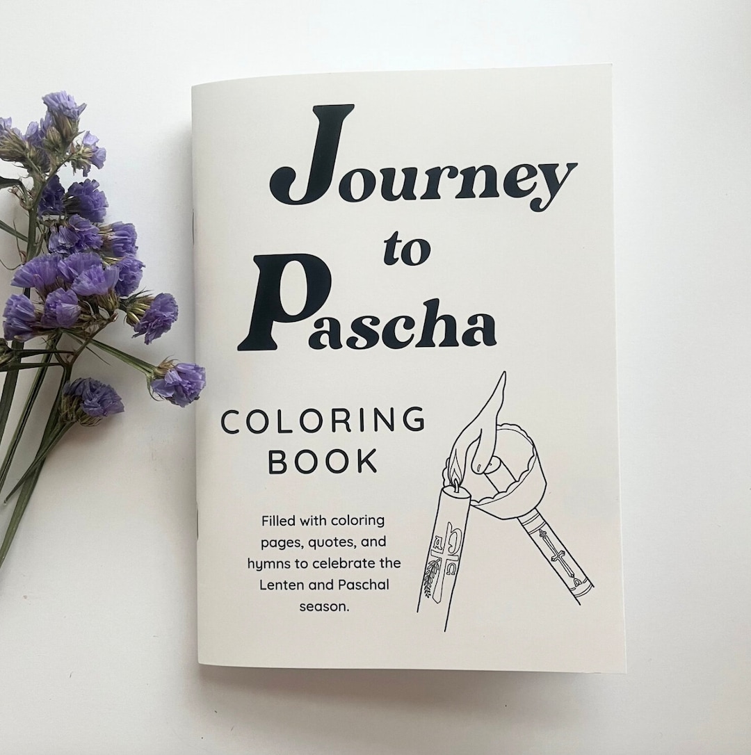 Journey to Pascha Coloring Book - Etsy