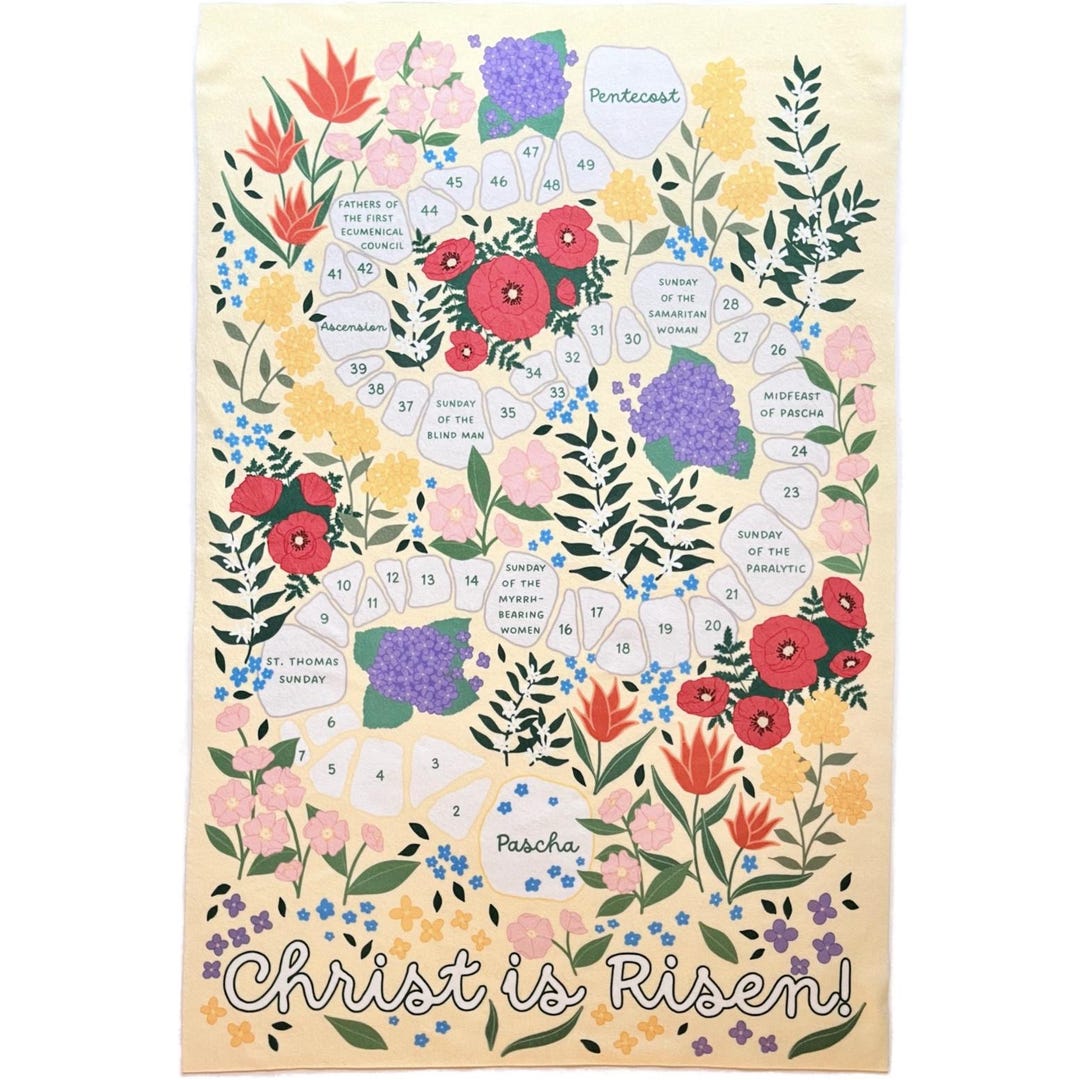 Pascha to Pentecost Calendar - Etsy