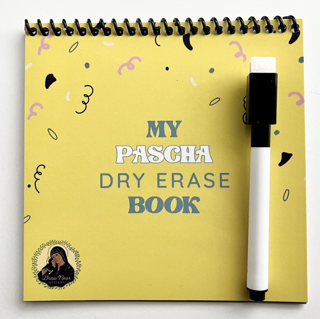 My Pascha Dry Erase Book Mini Book - Etsy