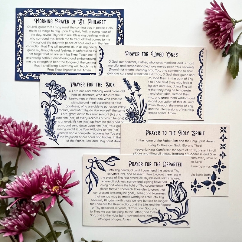 Prayer Cards - Etsy