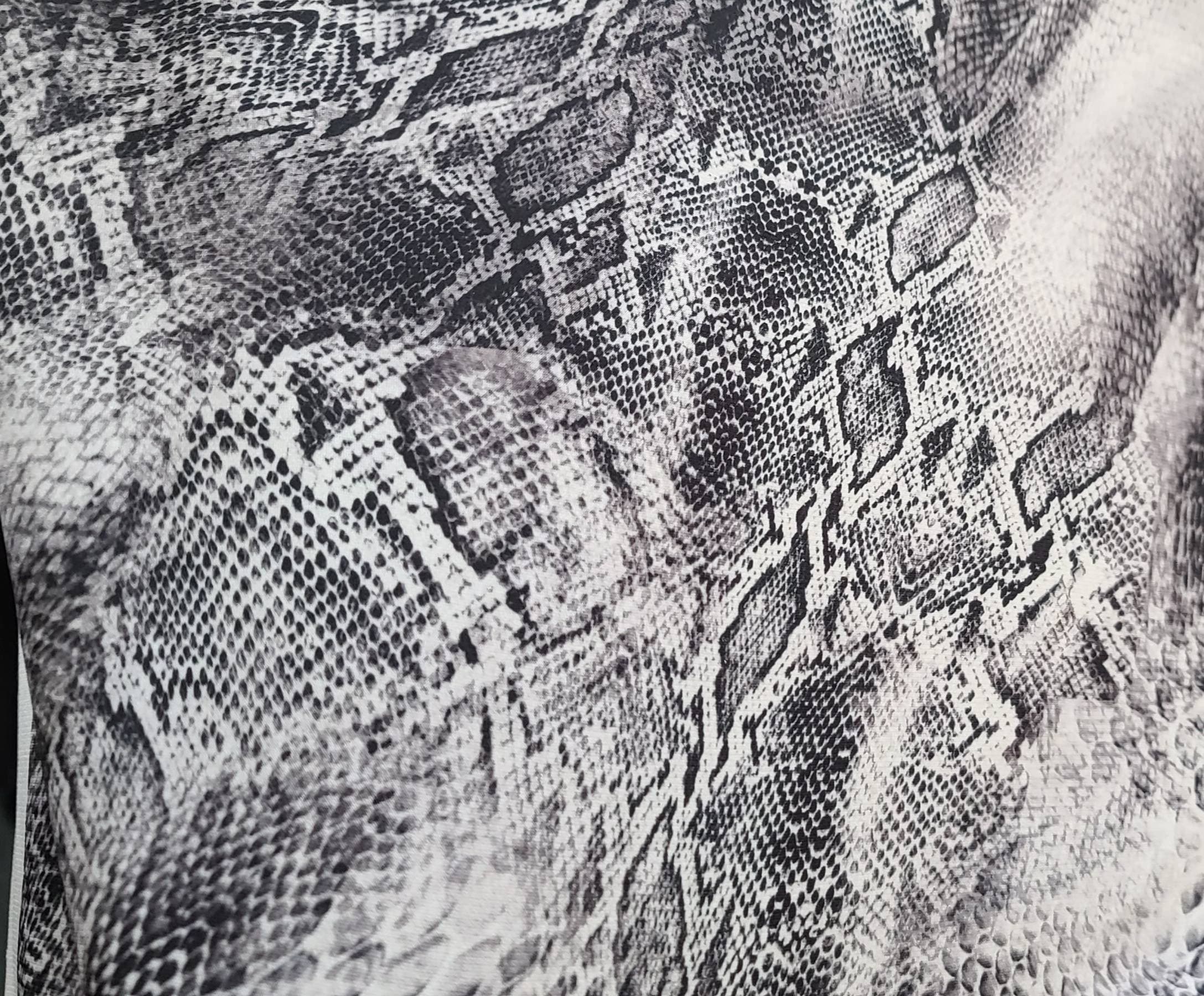 Snake Skin Pattern Stretch Jersey Fabric - Etsy