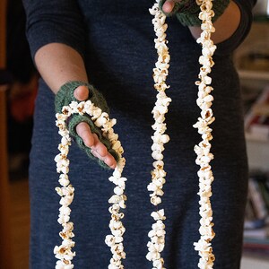 Popcorn Garland for Christmas Tree Popcorn Bead Christmas Decorations ...