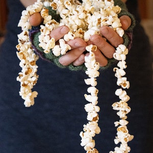 Popcorn Garland for Christmas Tree Popcorn Bead Christmas Decorations ...