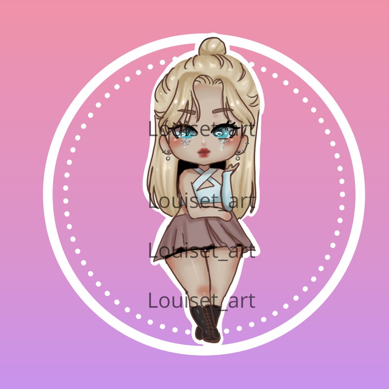 Blackpink Clipart Printable Kpop Custom Kpop Art BP Cute chibi anime ...