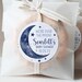 Moon Baby Shower Favor Stickers, Moon Baby Shower Labels, Printed Baby ...