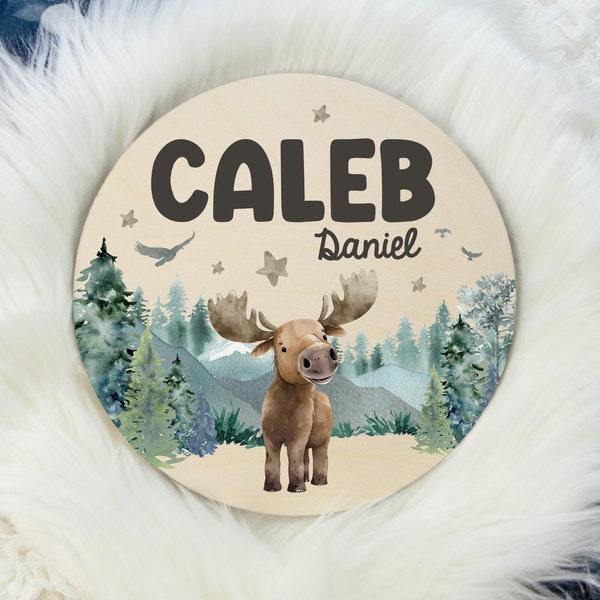 Moose Welcome Sign - Etsy