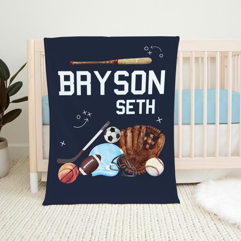 Nursery Name Sports Theme - Etsy