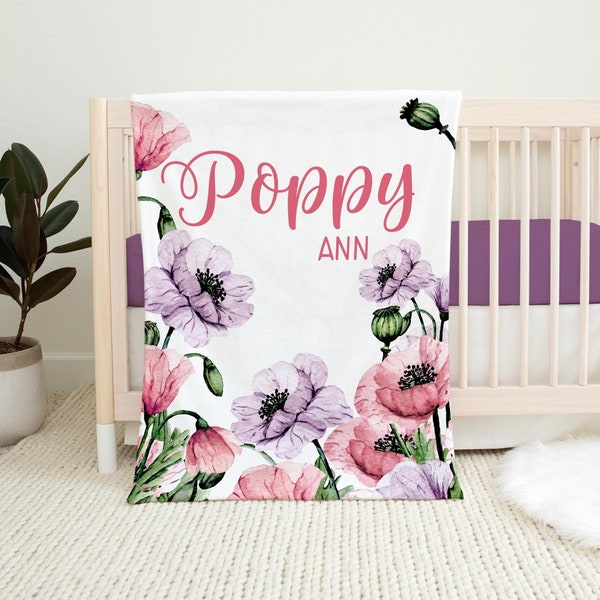 Poppy Baby Bedding - Etsy