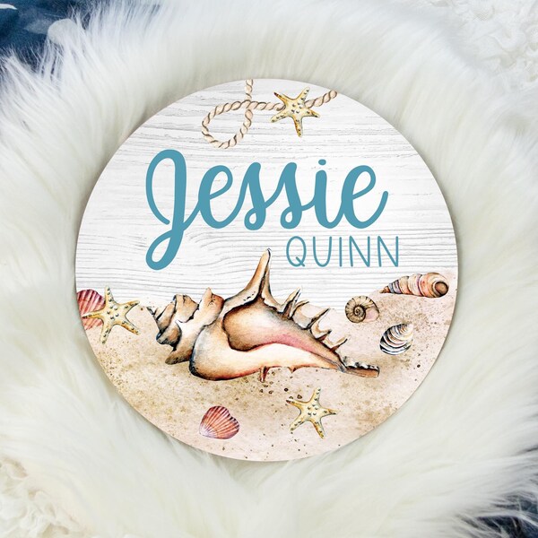 Nameplate Beach Theme - Etsy
