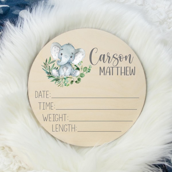 Elephant Birth Stats - Etsy