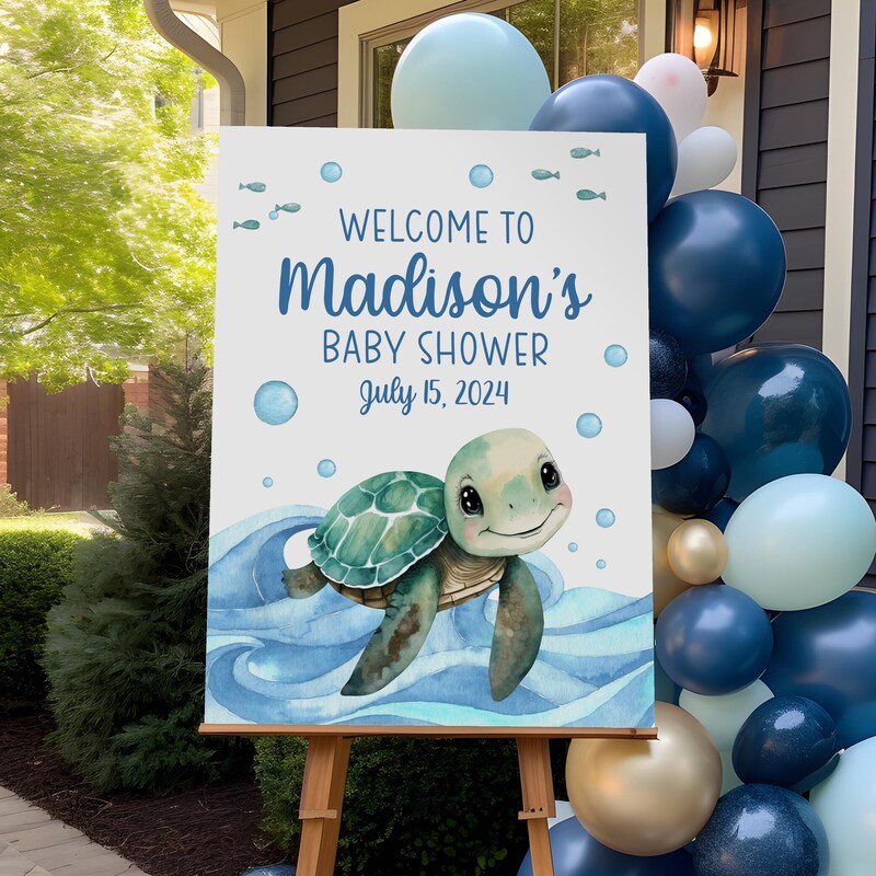 Turtle Baby Shower - Etsy