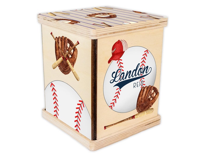 Vintage 1950's Baseball Bank - Cast Iron Mechanical Baseball Bank ...