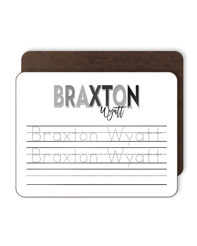 Name Tracing Sign, Kids Personalized Tracing Board, Name Tracing Board ...