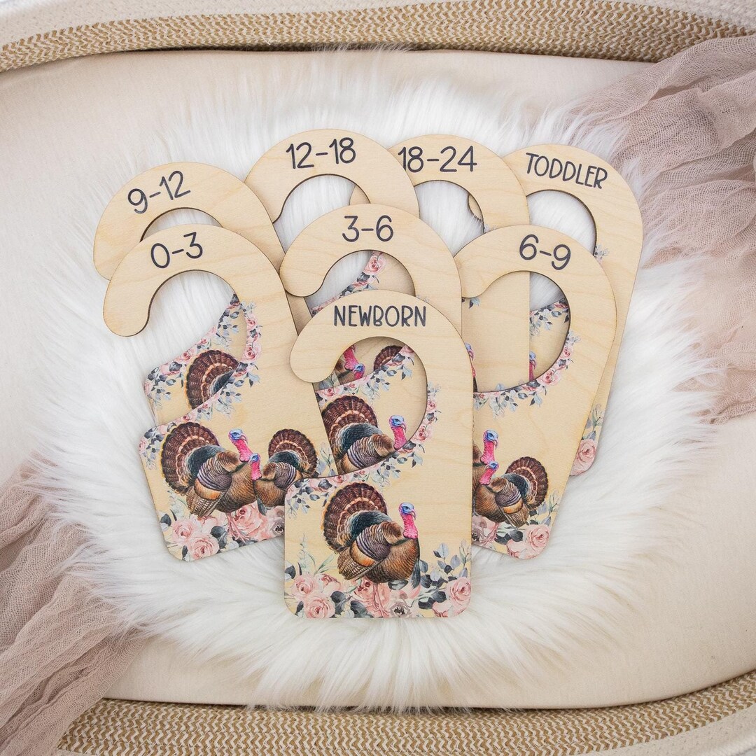 Girl Turkey Clothing Dividers, Turkey Hunting Baby Clothing Divider ...