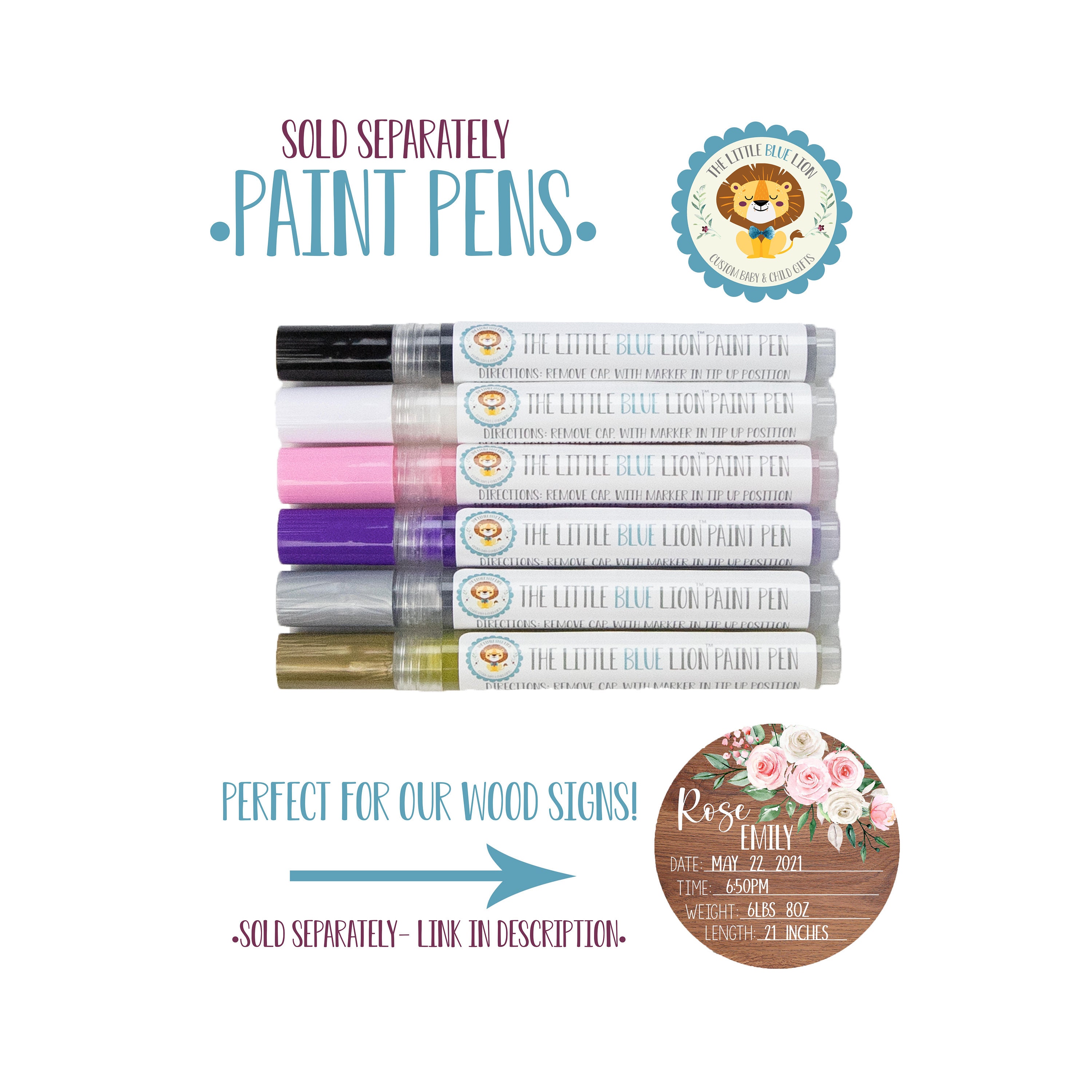 Birth Stat Sign Round Wood Birth Stat Sign Elephant Birth | Etsy