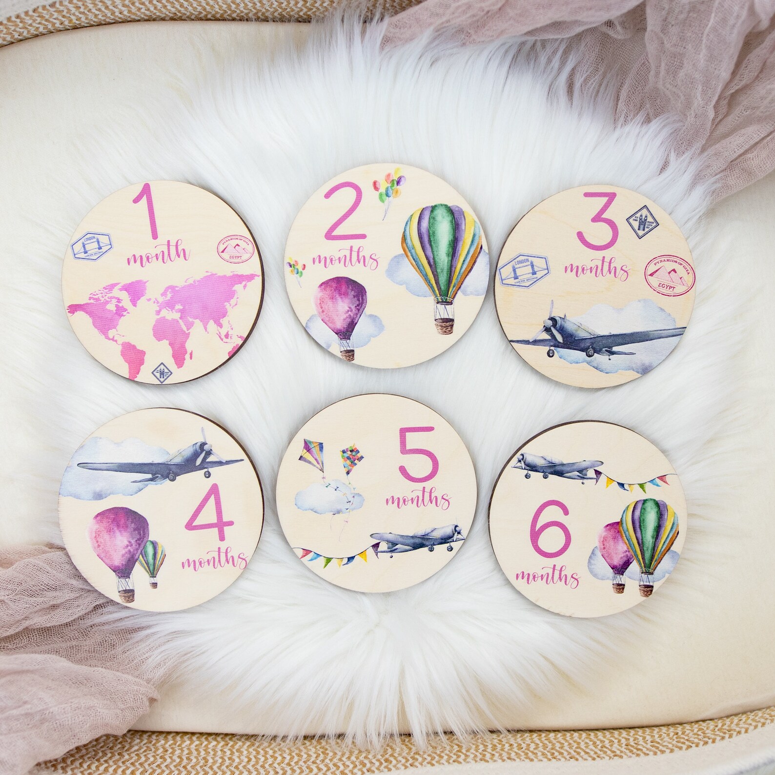 World Map Milestone Cards Atlas Milestone Markers Wood - Etsy