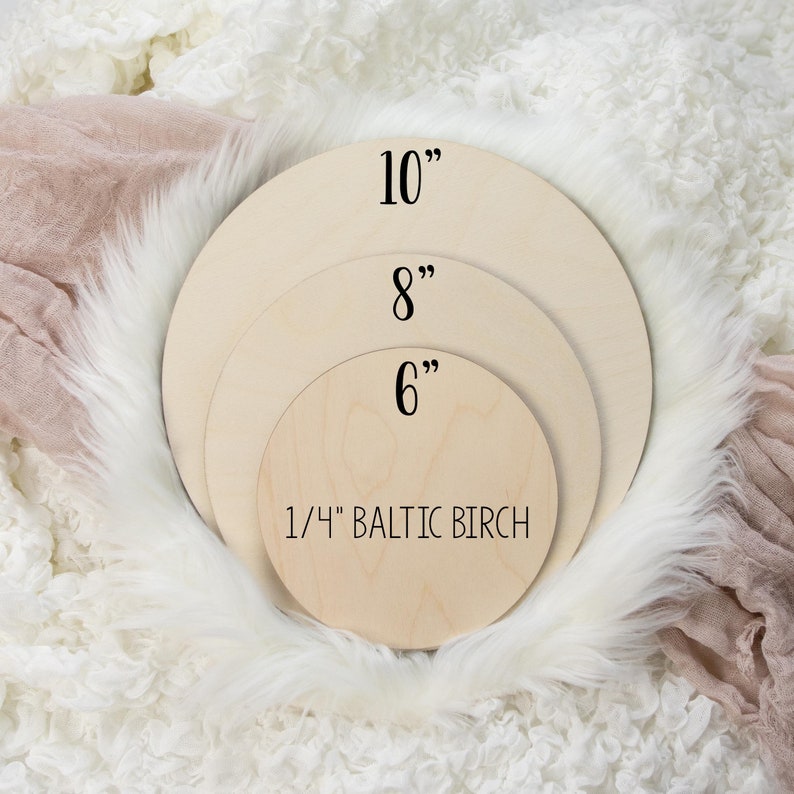 Birth Stat Sign Round Wood Birth Stat Sign Circus Birth Stat | Etsy