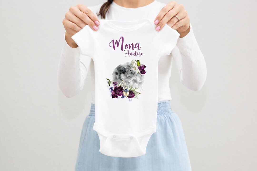 Luna Baby Bodysuit, Moon Baby Outfit, Baby Shower Gift, Pregnancy ...