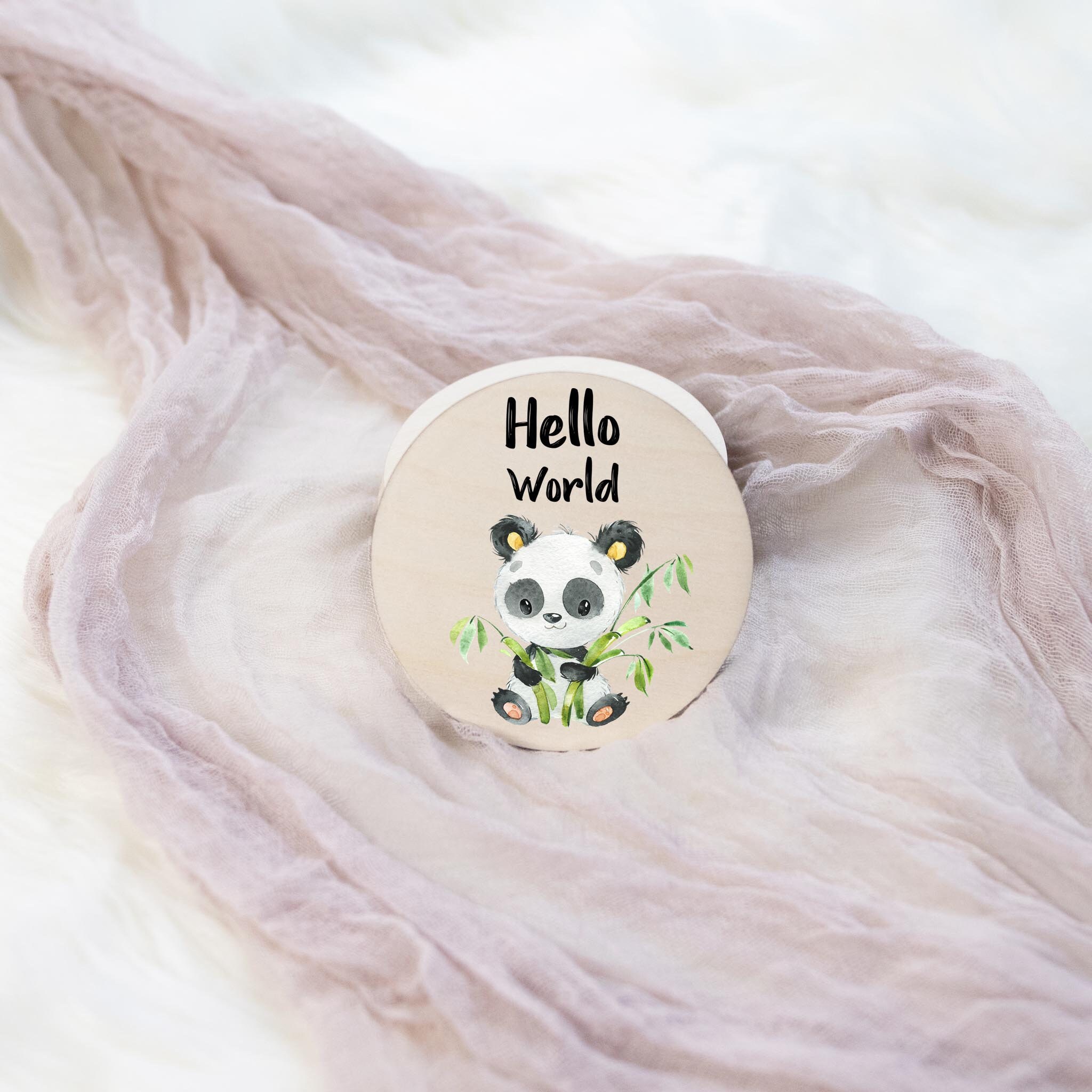 Panda Milestone Cards Panda Milestone Markers Wood Milestone - Etsy