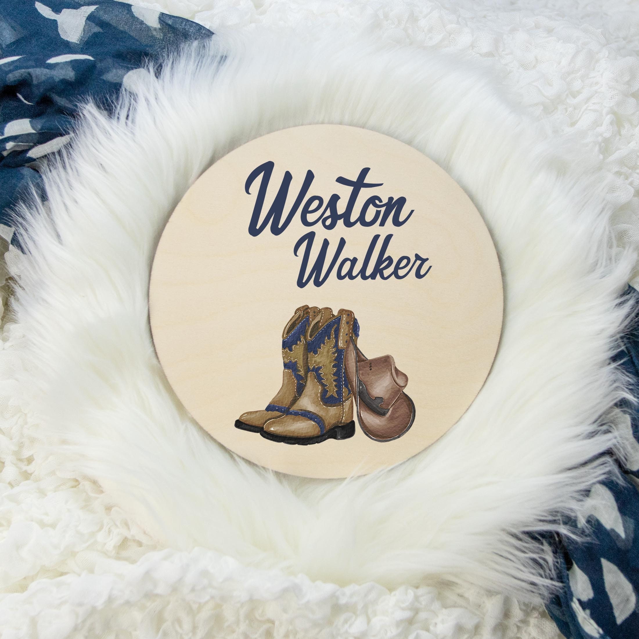 Cowboy Name Sign Wood Baby Name Sign Western Baby Sign - Etsy