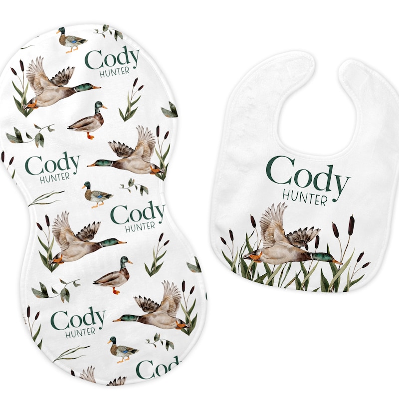 Baby Boy Duck Burp Cloth - Etsy