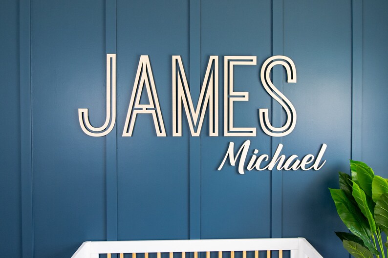 Large Custom Name Cutout Name Cutouts for Nursery Nursery - Etsy