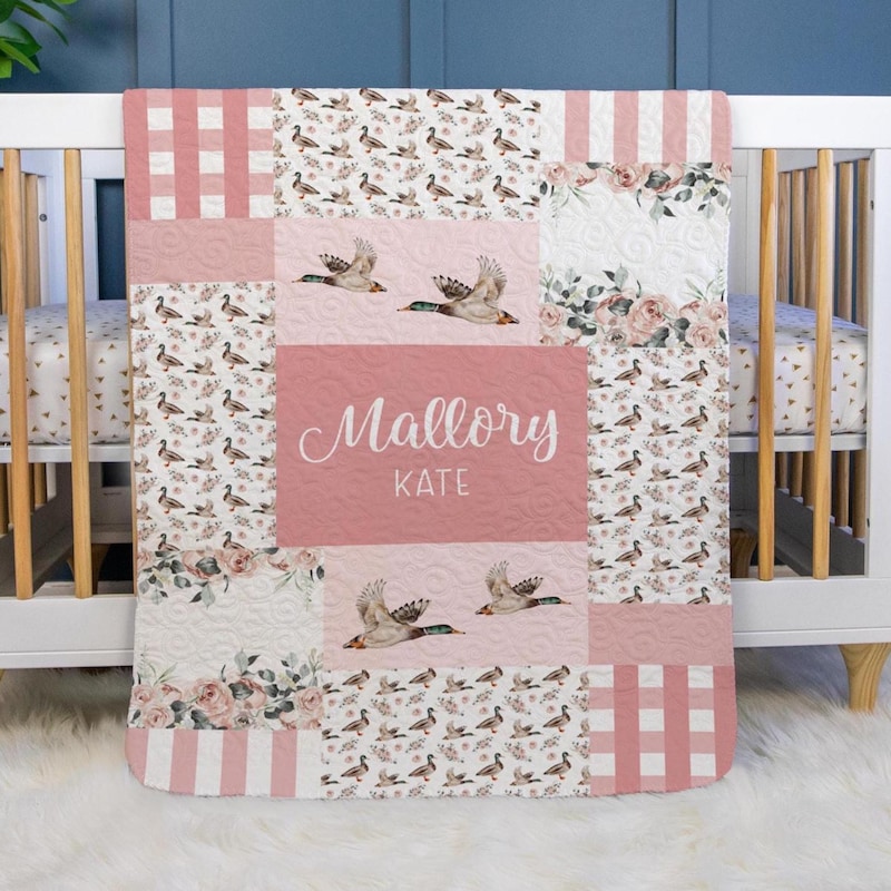 Baby Girl Quilts Hunting - Etsy