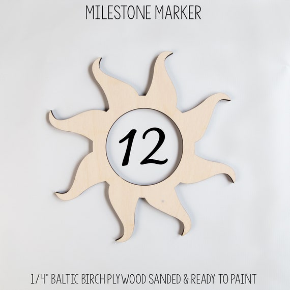 Sun Milestone Marker Baby Milestone Blanket Marker Baltic - Etsy