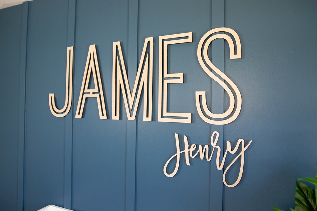 Large Custom Name Cutout, Name Cutouts for Nursery, Nursery Name Sign ...