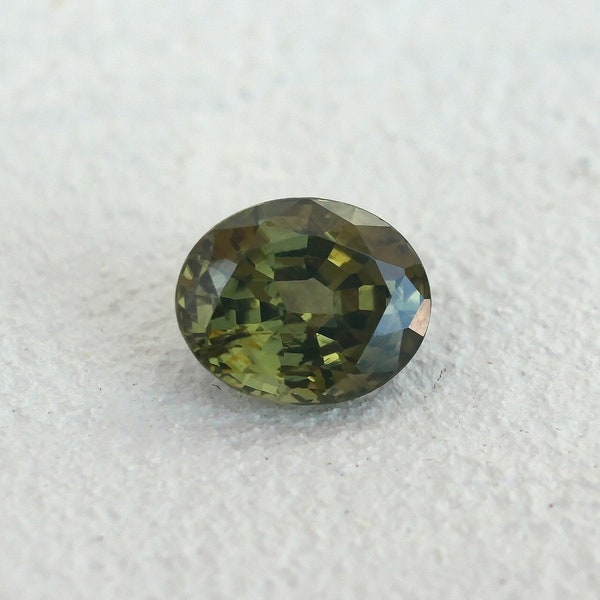 Green Zircon Ring - Etsy