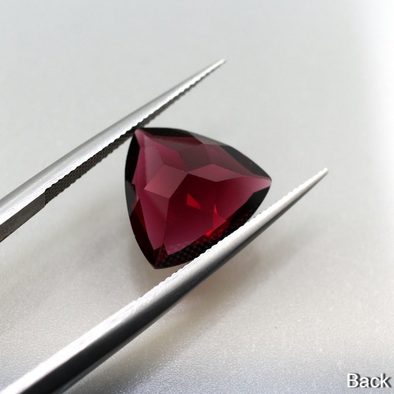 Red Pyrope Garnet Loose Trillion Cut Gemstone 4.59ct Natural - Etsy