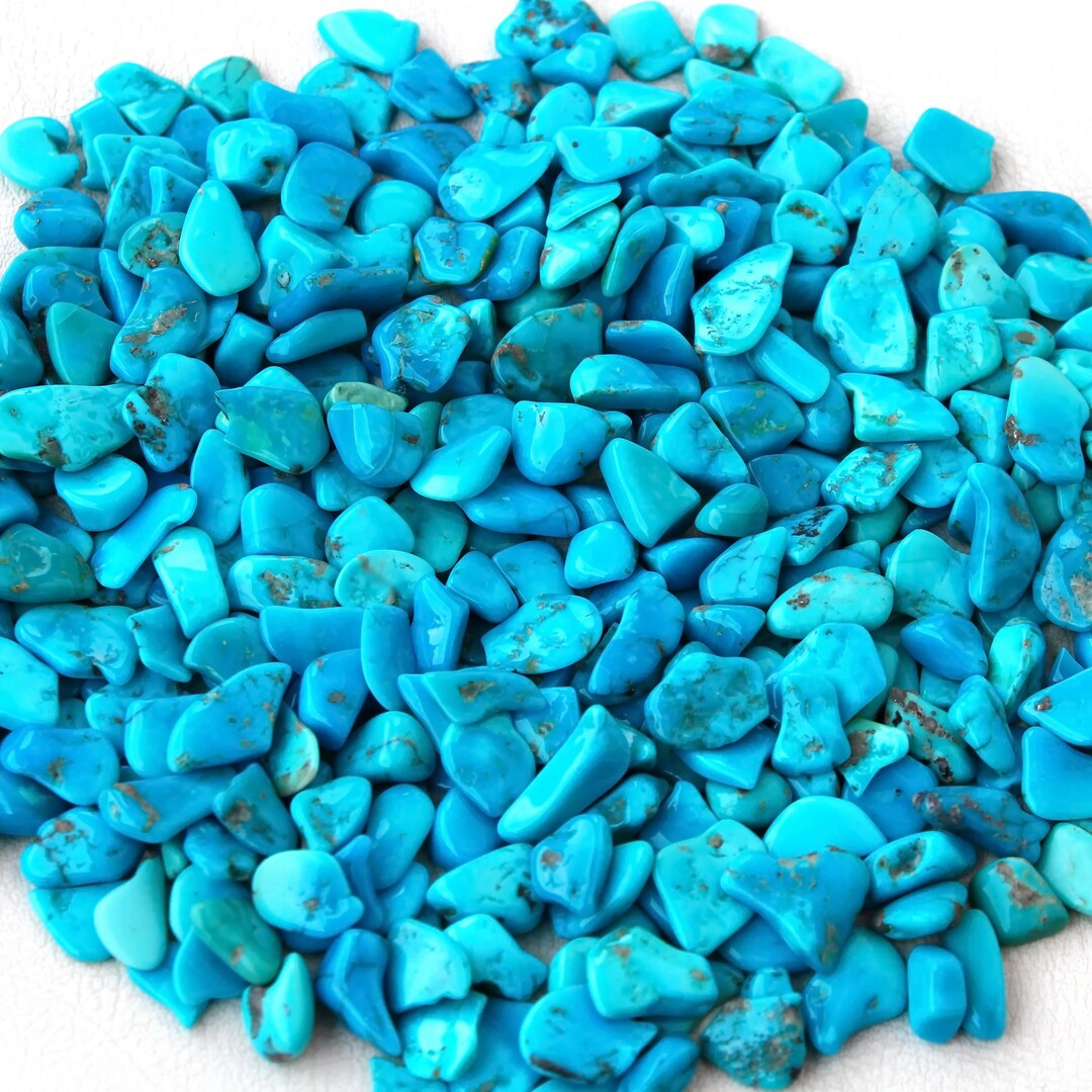 Raw Sleeping Beauty Turquoise Freeform Slices Lot of 20 Gr Polished ...