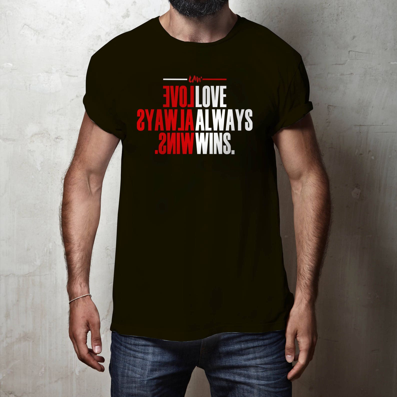 Inspirational Tee-shirt, Unisex Tee, Mirror Image-law Collection ...