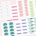Printable Moving Labels and Inventory Sheets Color-coded - Etsy