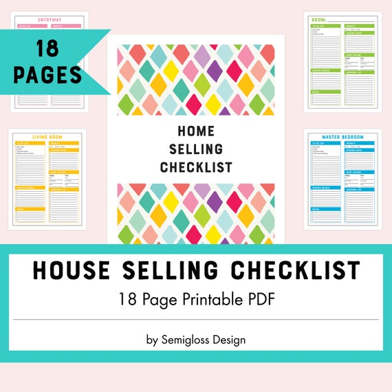 Printable Home Selling Checklist Prepare Your Home for | Etsy