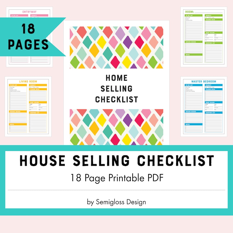Printable Home Selling Checklist, Prepare Your Home for Selling, Home ...