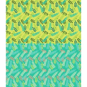 Modern Floral Digital Paper Set - Etsy