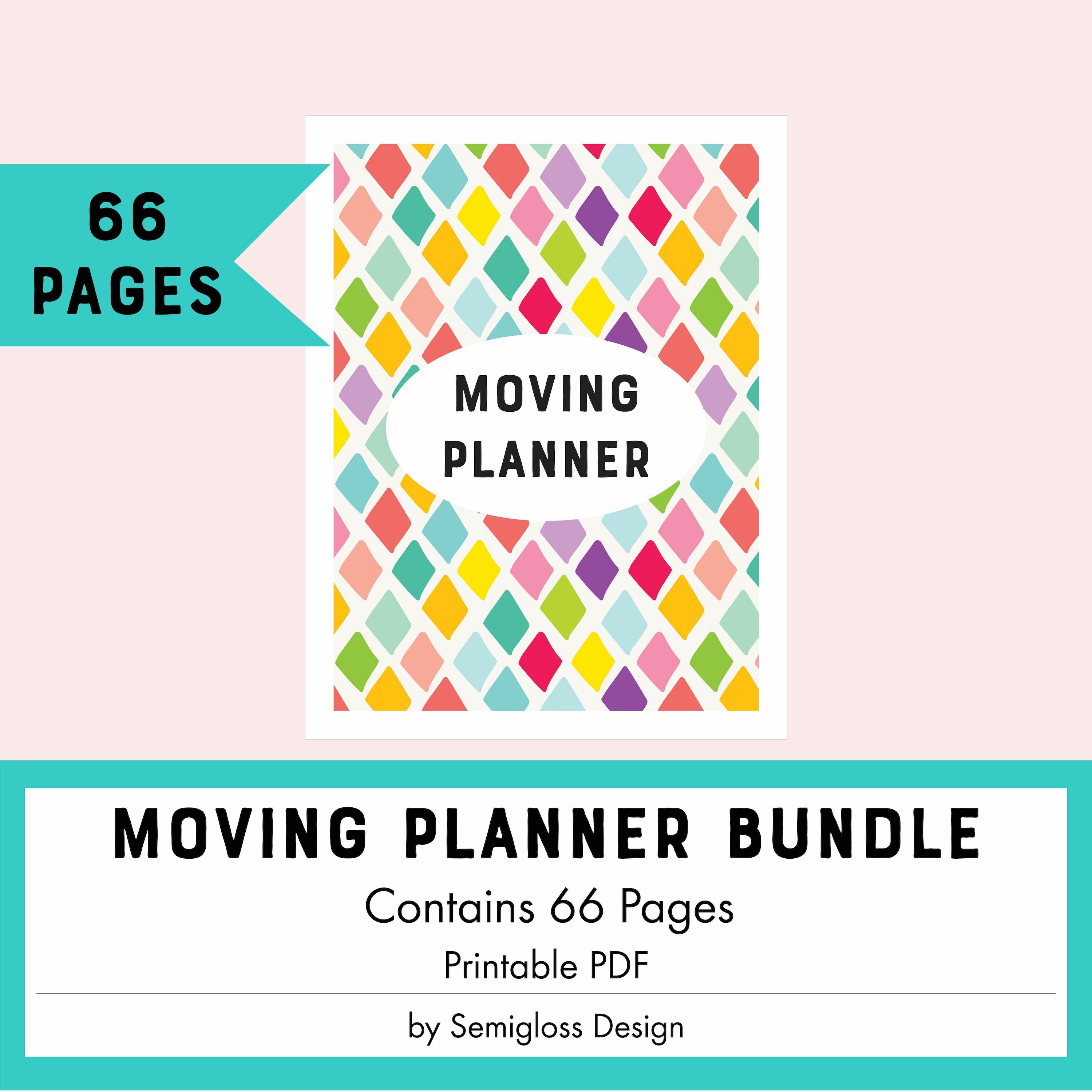Printable Moving Planner Bundle With Labels and Declutter | Etsy