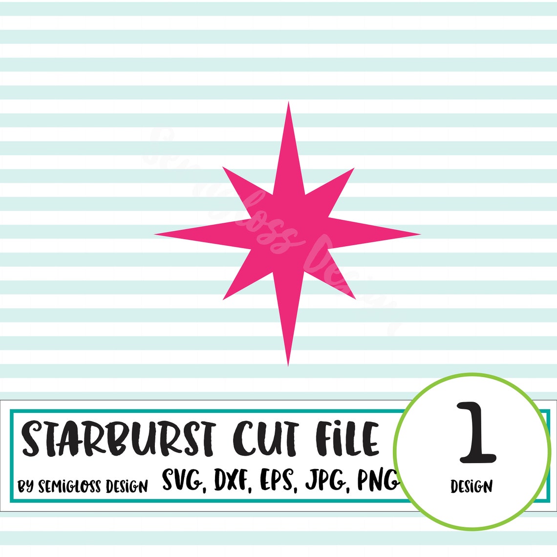 Starburst Tile SVG Perfect for Making Stencils DIGITAL | Etsy