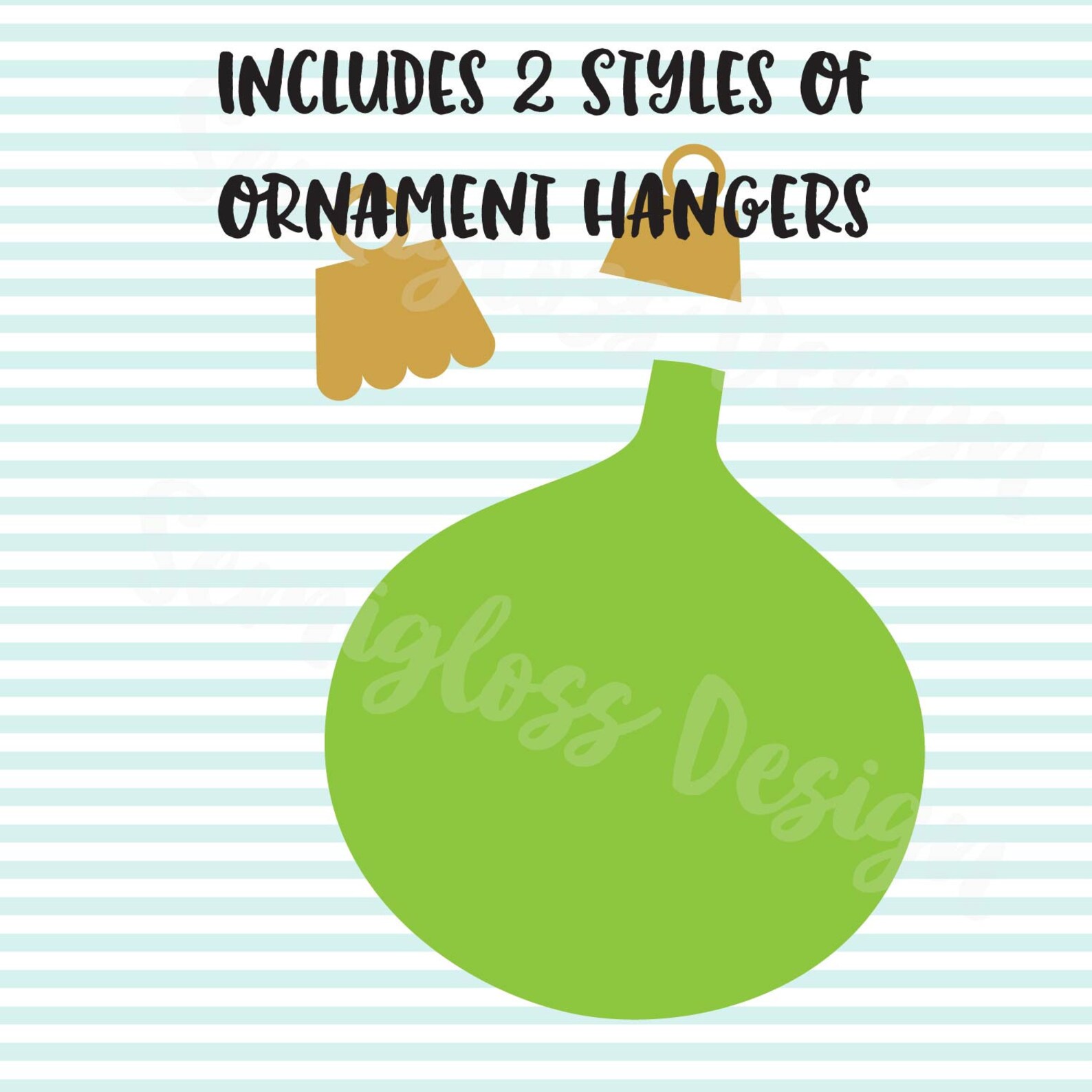 Vintage Christmas Ornament SVG Cut Files - Etsy