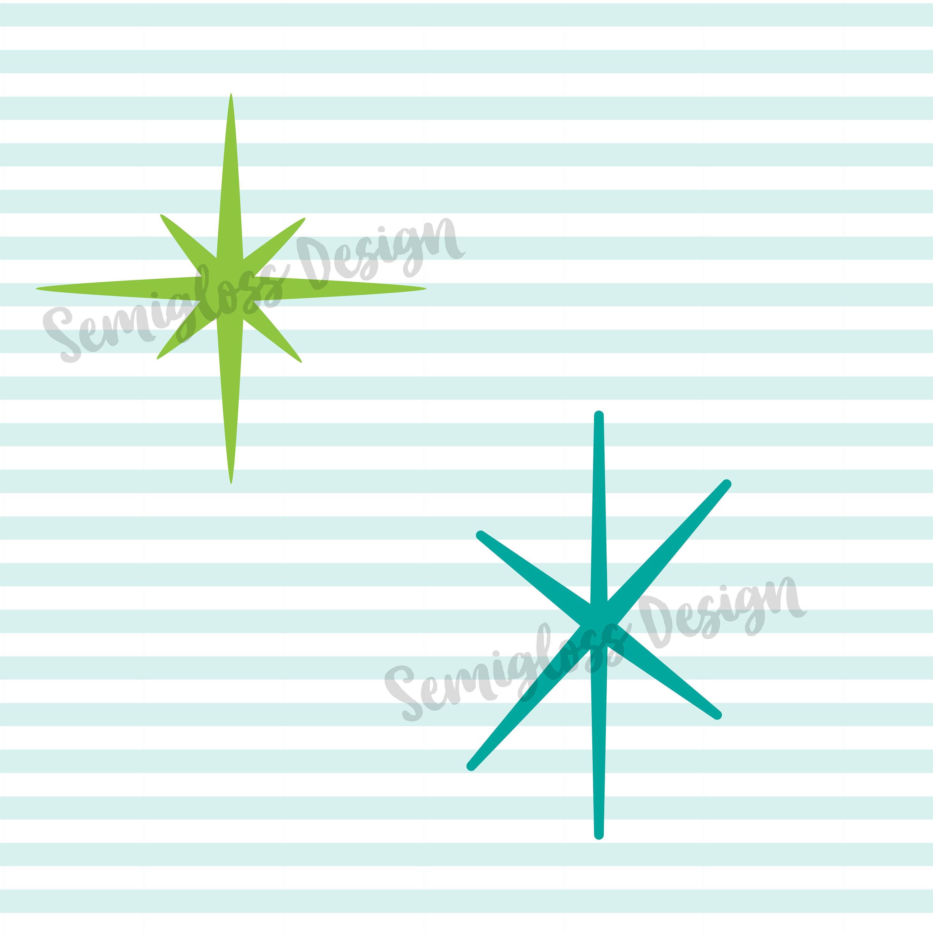 Retro Starbust SVG for Stencils - Etsy Canada