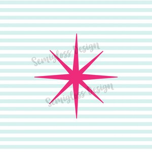 Retro Starbust SVG for Stencils - Etsy Canada