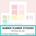Printable Planner Stickers Bundle, Pastel Planner Sticker, Functional ...