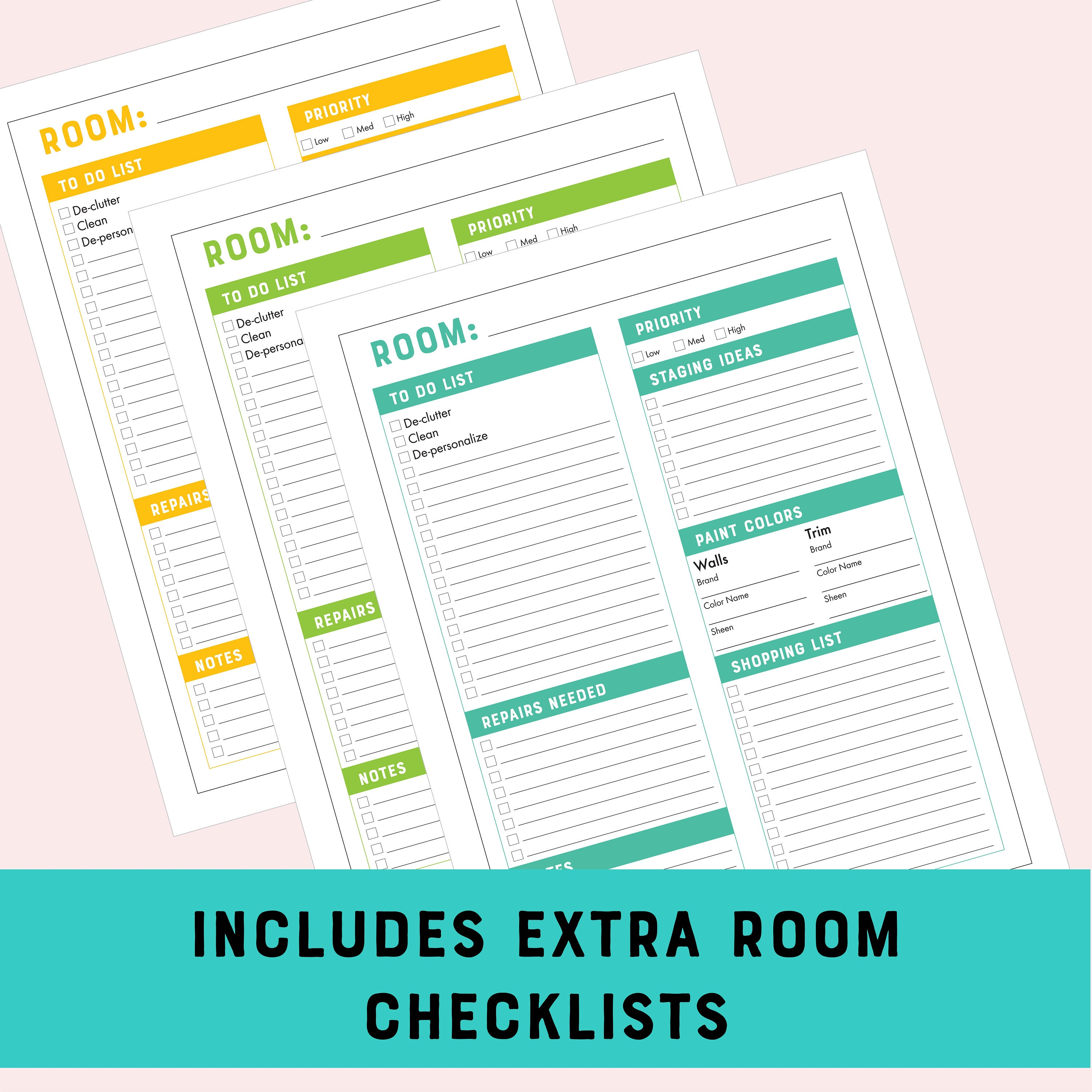 Printable Home Selling Checklist Prepare Your Home for | Etsy